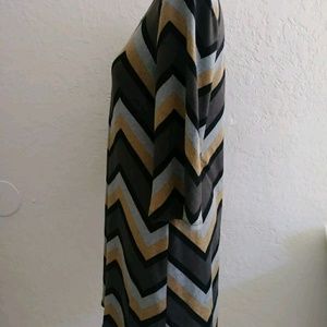 Tacera | Dresses | Tacera Womens Dress Size Pm Petite Medium Chevron ...